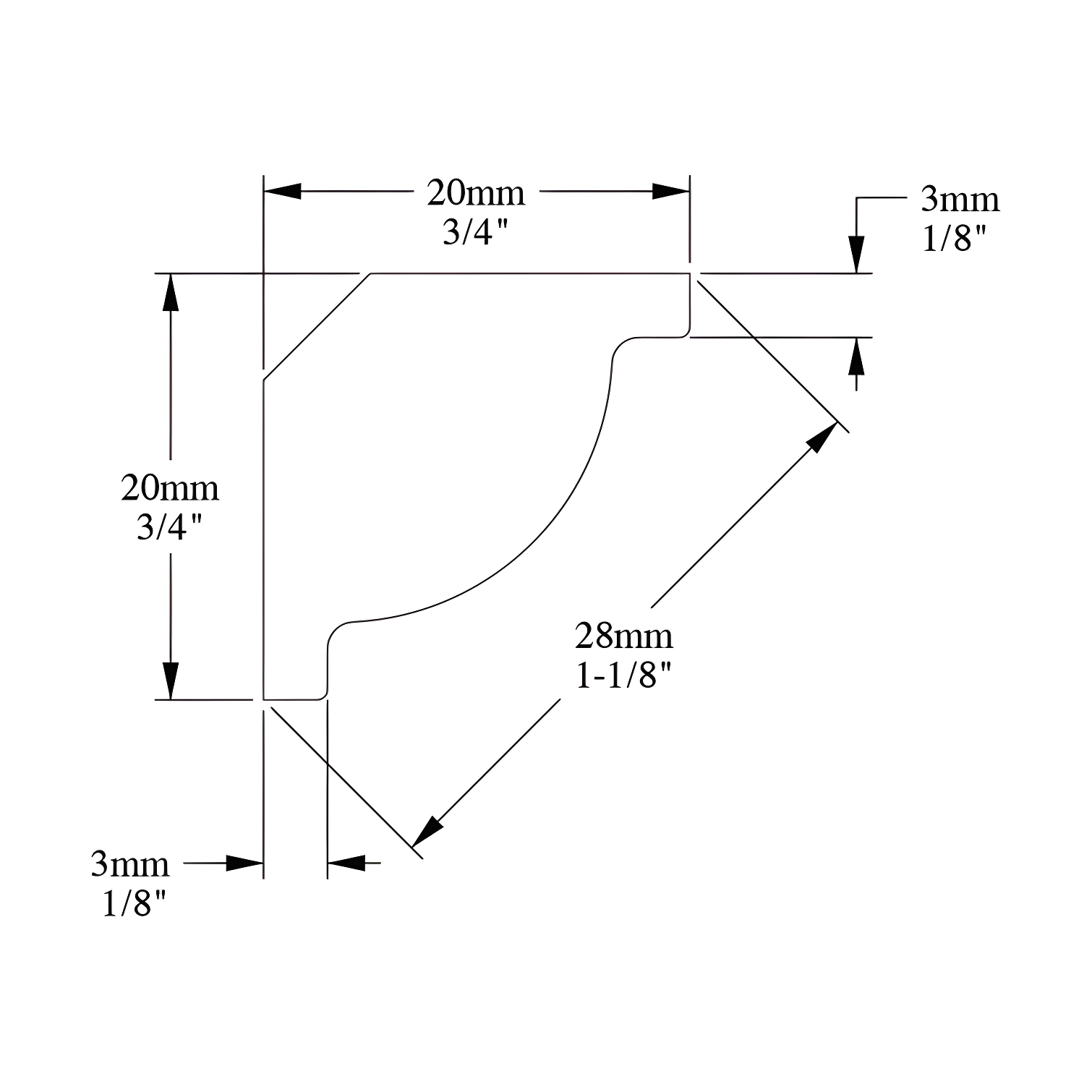 Save 30% • 3/4 in x 3/4 in x 78-3/4 in Primed White Plain Polystyrene ...