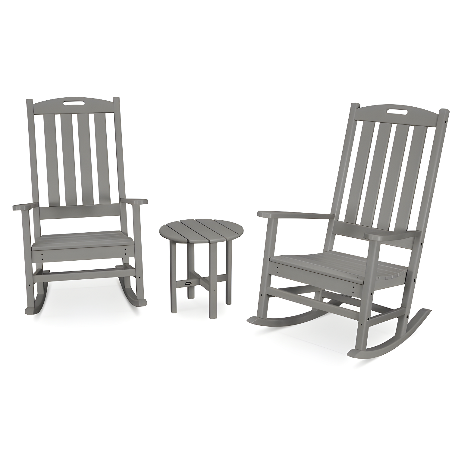 Nautical 3-Piece Porch Rocking Chair Set